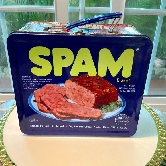Other | Rare Spam Metal Tin Lunch Box | Poshmark